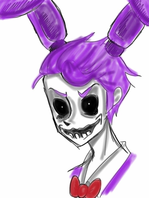 Scary Bonnie By Originalpurplebunny On Deviantart