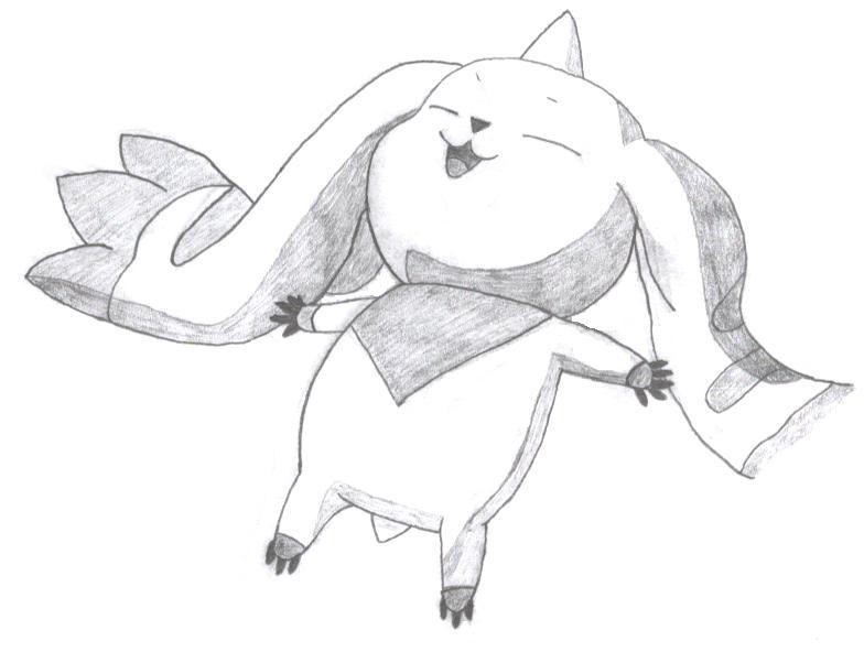 Terriermon in Black and White by Writer-of-Roses on DeviantArt