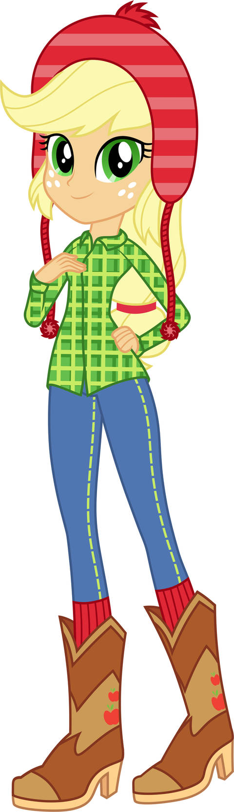 MLP {EqG} Applejack - Winter Style by Redillita on DeviantArt MLP {EqG} Applejack - Winter Style by Redillita on DeviantArt