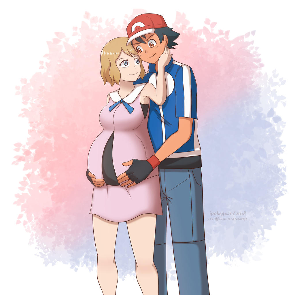 Comm Pregnant Serena By Ipokegear On Deviantart