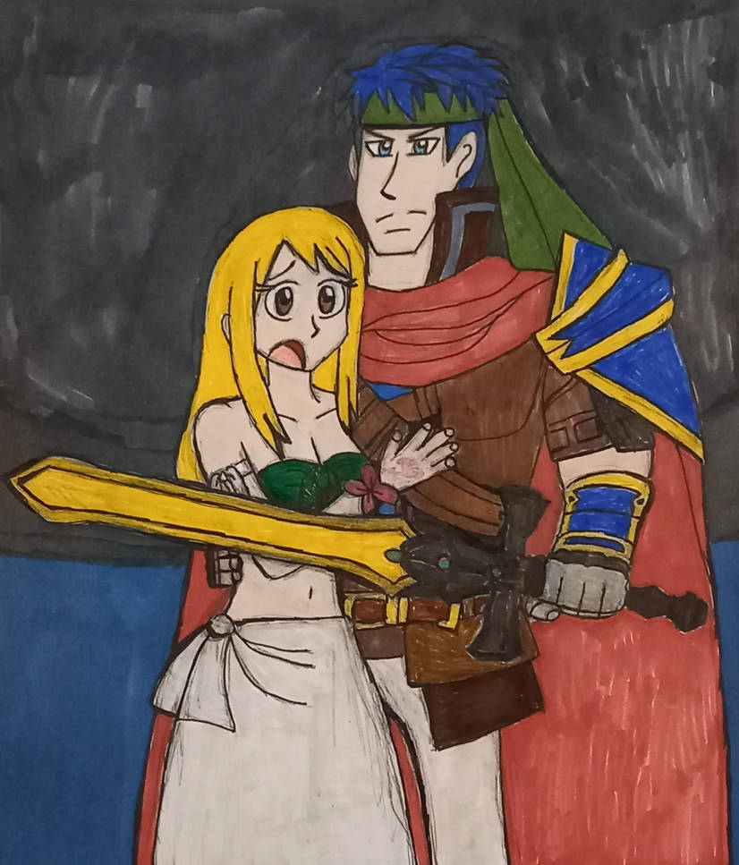 Ike Protecting Lucy by CelDani15 on DeviantArt Ike Protecting Lucy by CelDani15 on DeviantArt