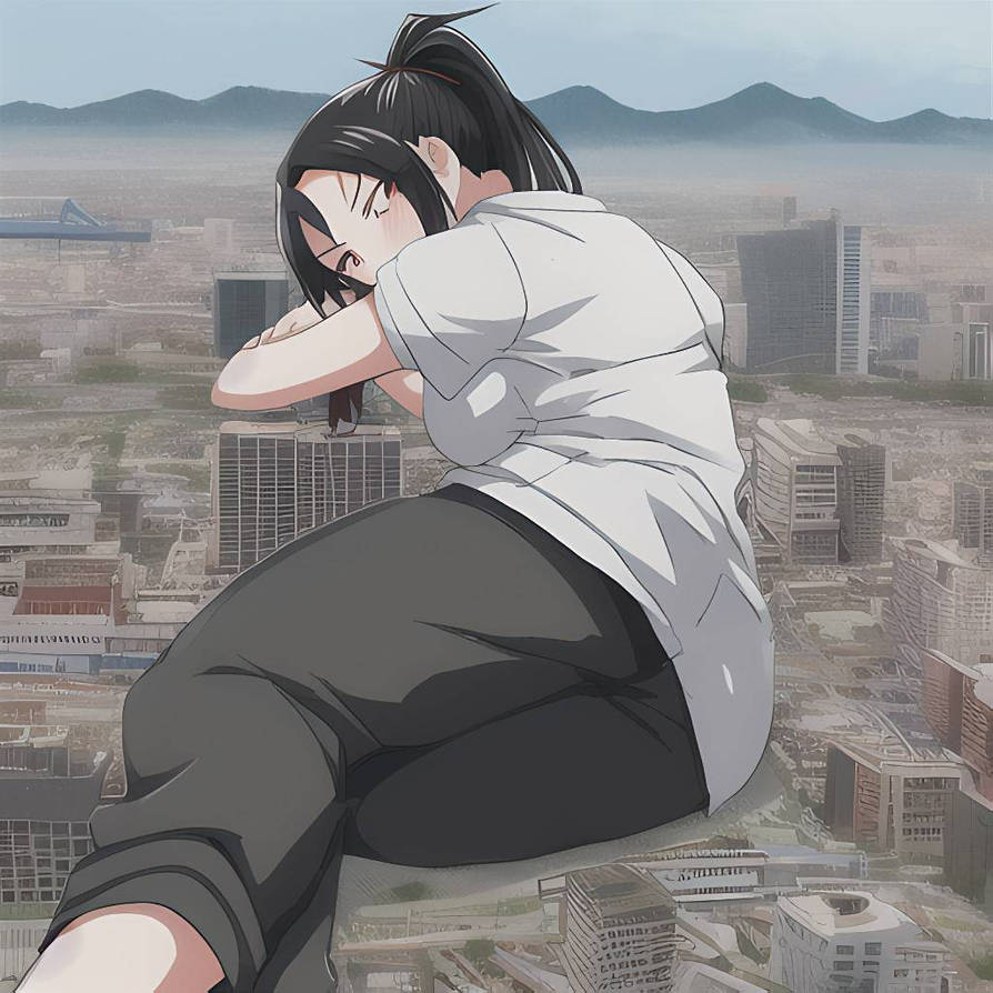 Momo Yaoyorozu Sleeping On The City 171 By Przyjacie13 On Deviantart