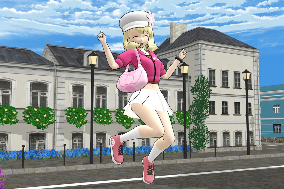 Pokemon Trainer Michelle By Mallow Mmd On Deviantart