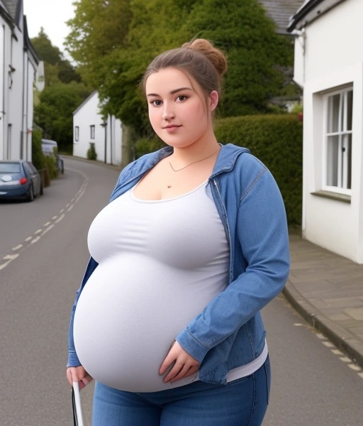 Curvy 24yo 40w Pregnant By Sebmeister On Deviantart