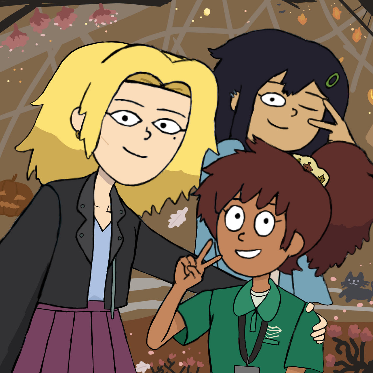 Amphibia Annemarcysasha Happy Halloween Selfie By Rivaitanart On Deviantart