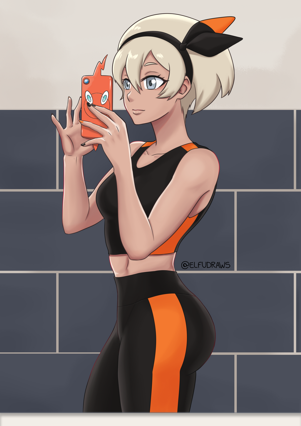 Bea Pokemon Sword ~ By Elfudraws On Deviantart