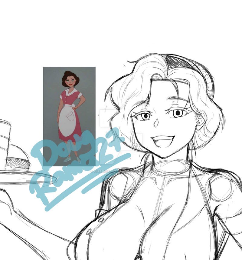 Annie Hughes Iron Giant Sketch By Charliess27 On Deviantart
