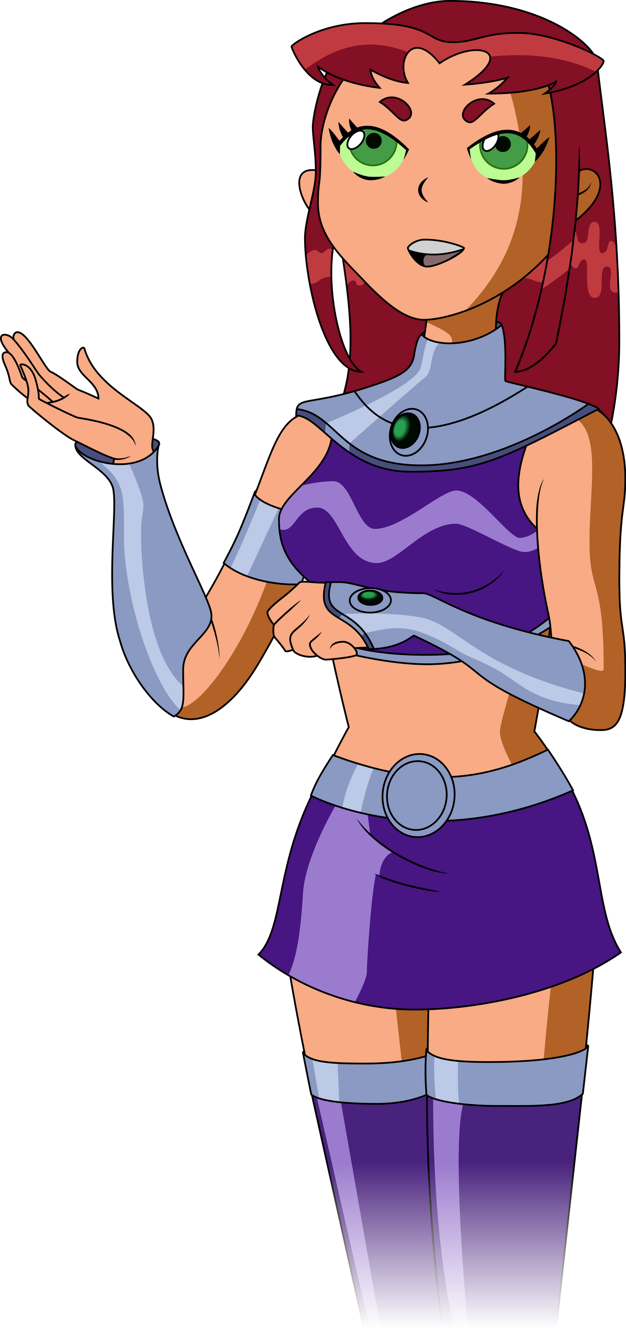 Teen Titans Starfire Redux By Mewtwo Ex On Deviantart