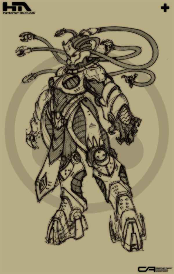 Cyborg Medusa by NuMioH on DeviantArt