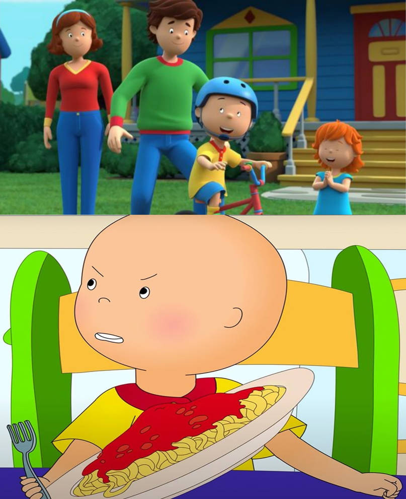 Even Caillou Hates His Reboot By Eiour On Deviantart