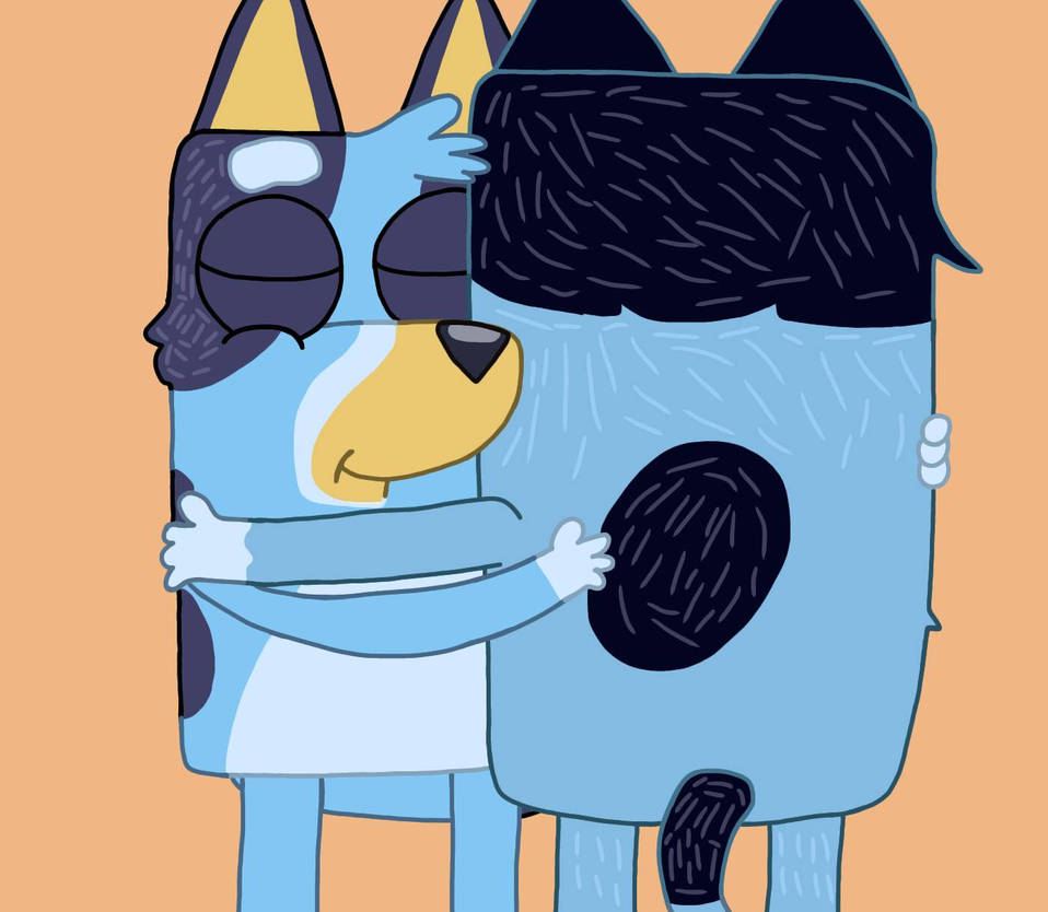 Bandit Hugging Bluey by AndreiHeeler on DeviantArt Bandit Hugging Bluey by AndreiHeeler on DeviantArt