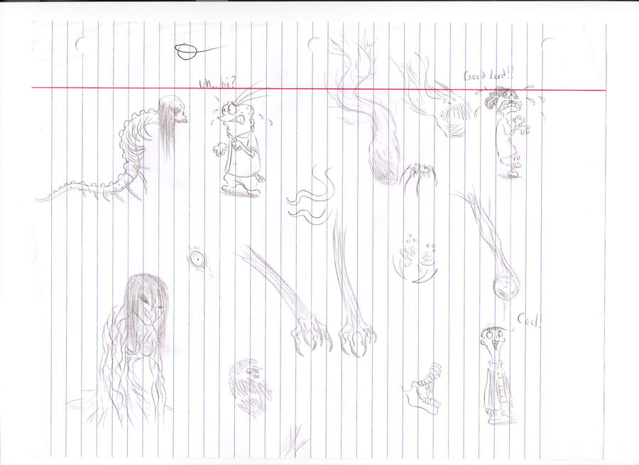 Creature doodles by demongirl99 on DeviantArt