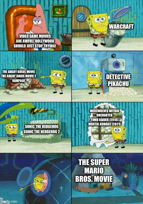 SpongeBob video game movies meme by Cartoonfanlover on DeviantArt SpongeBob video game movies meme by Cartoonfanlover on DeviantArt