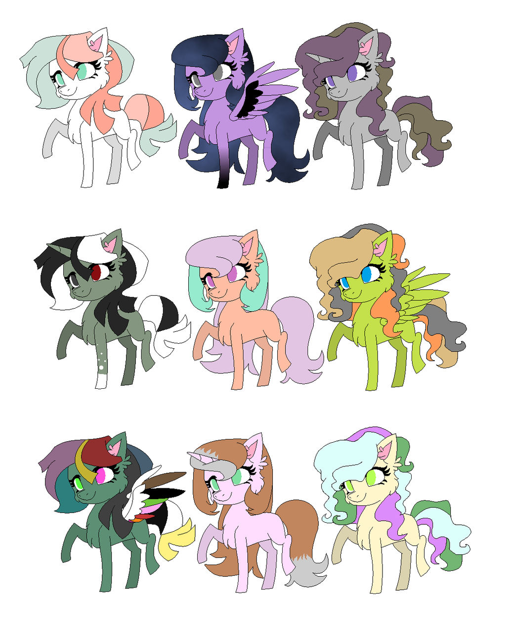MLP palette adopts (open) by Colette123 on DeviantArt MLP palette adopts (open) by Colette123 on DeviantArt