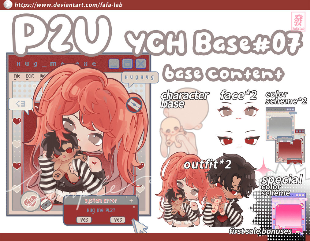 P2u Ych Base 07 Closed By Jiajianjia On Deviantart