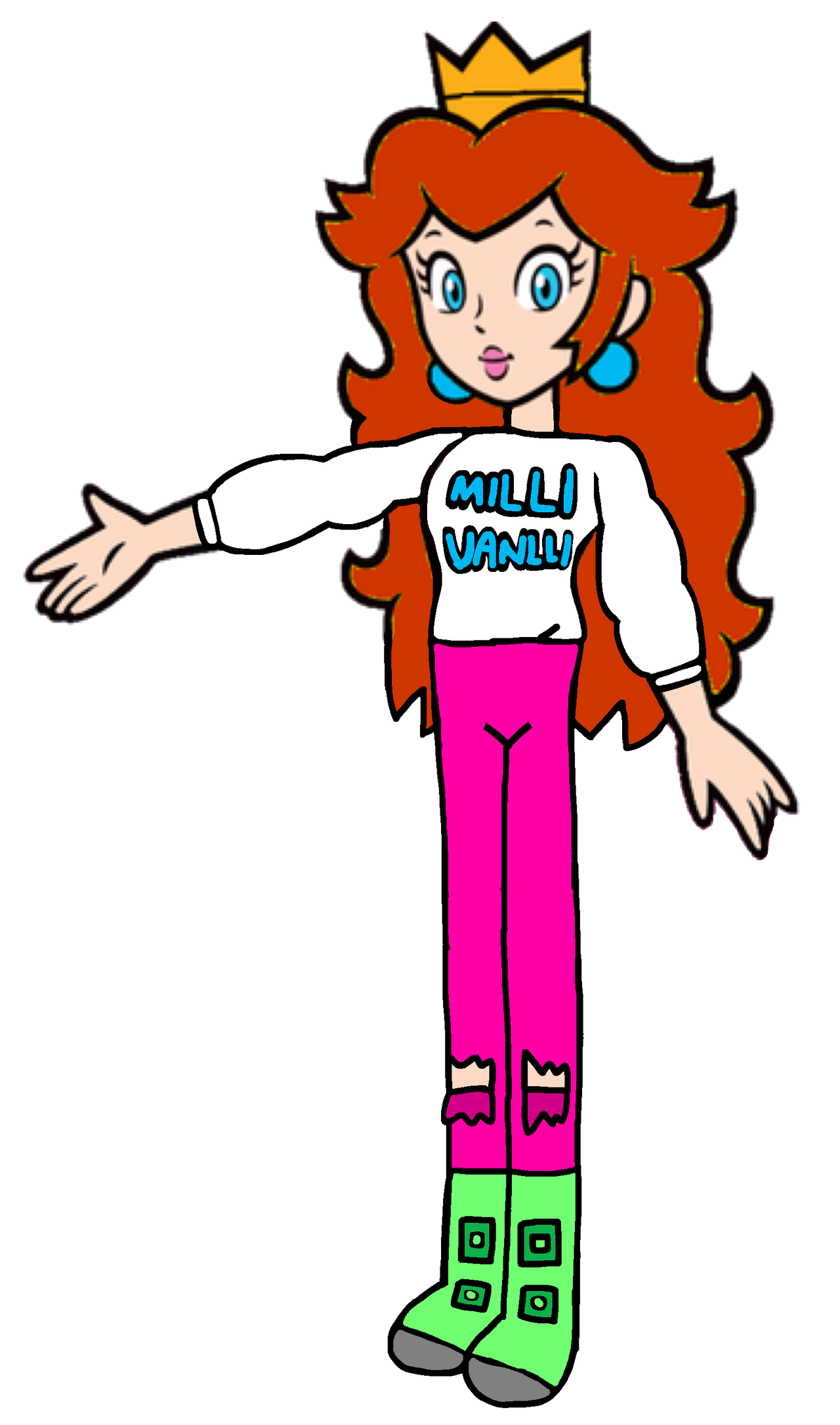 Super Mario Peach Super Show Milli Vanlli 2d By Joshuat1306 On Deviantart