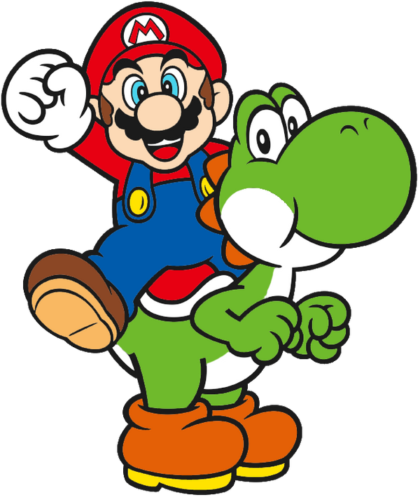 Super Mario Mario Riding Yoshi 2d By Joshuat1306 On Deviantart