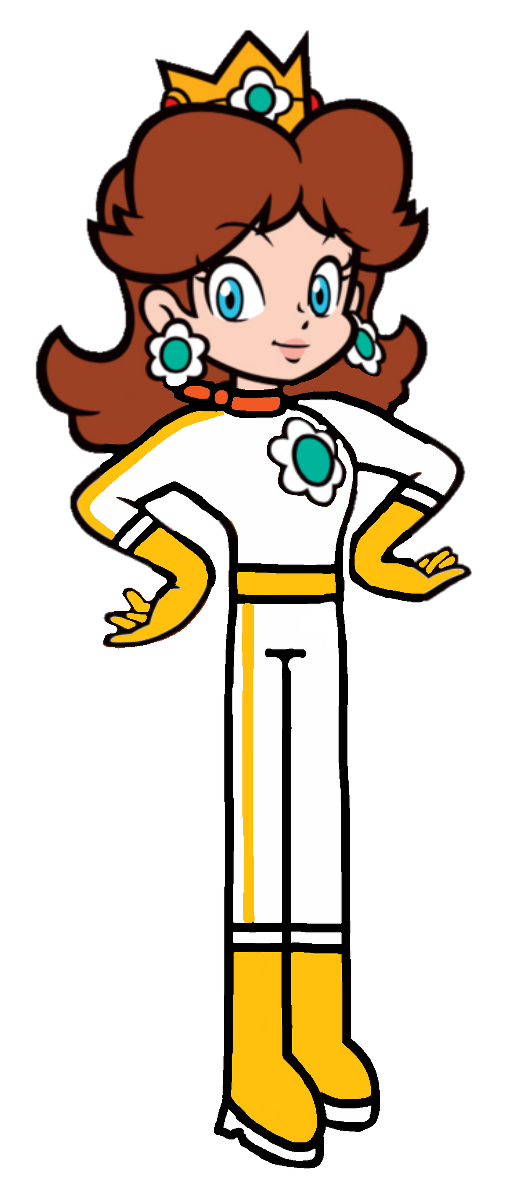 Super Mario Princess Daisy Biker Suit 2d By Joshuat1306 On Deviantart