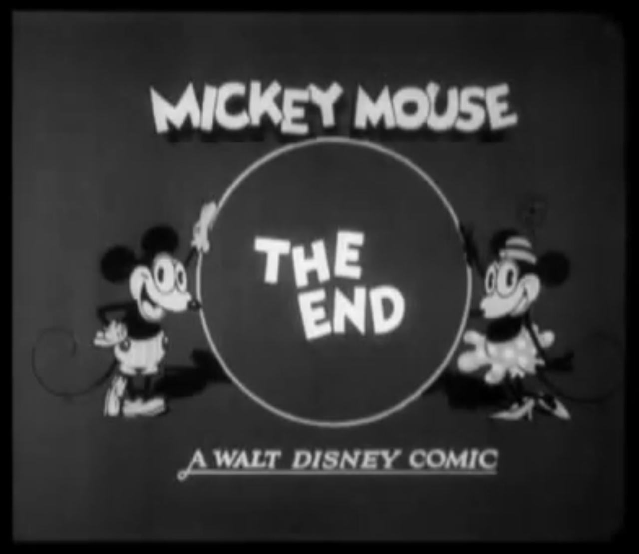 Mickey Mouse The End Title 1928 1931 By Joshuat1306 On Deviantart