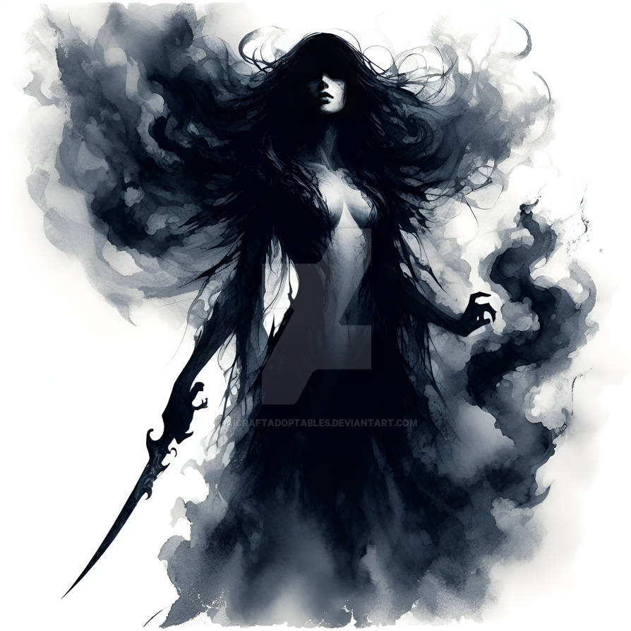 Adoptable Shadow Warrior Female Character 4 By Aicraftadoptables On