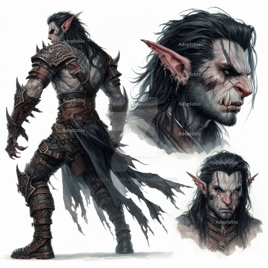 Orc Scout Adoptable Character Art 6 By Aicraftadoptables On Deviantart
