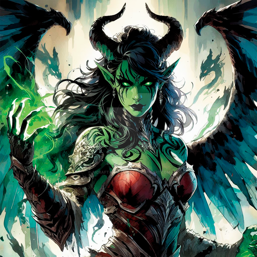 Winged Horned Warrior Tiefling Dnd Character Art By Aicraftadoptables