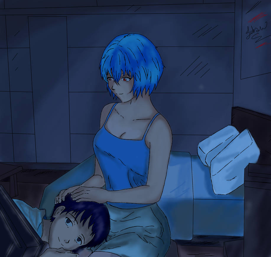 Shinji And Rei Commission For Ds Client S2 By Xjonnt On Deviantart