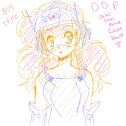 80's style art by little-lilly on DeviantArt