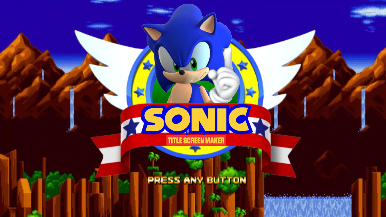 Sonic Title Screen Maker (Title Screen) (Fan-Made) by SonicFanDrawz on ... Sonic Title Screen Maker (Title Screen) (Fan-Made) by SonicFanDrawz on ...
