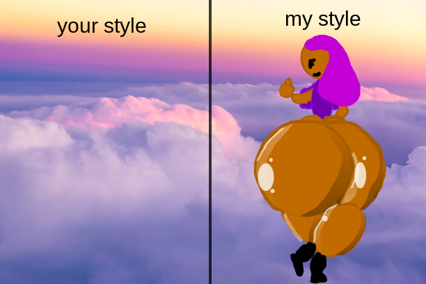 Draw Me In Your Style Balloon Butt By Leeny67 On Deviantart
