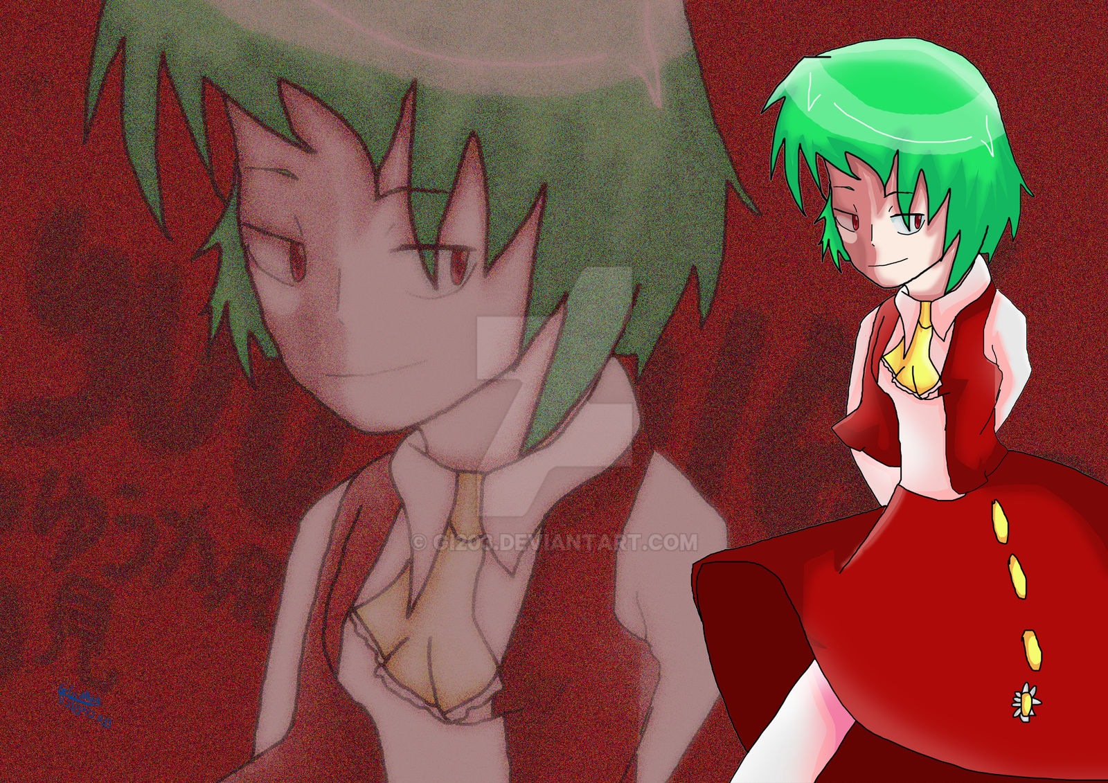 Yuuka Kazami By Gi203 On Deviantart