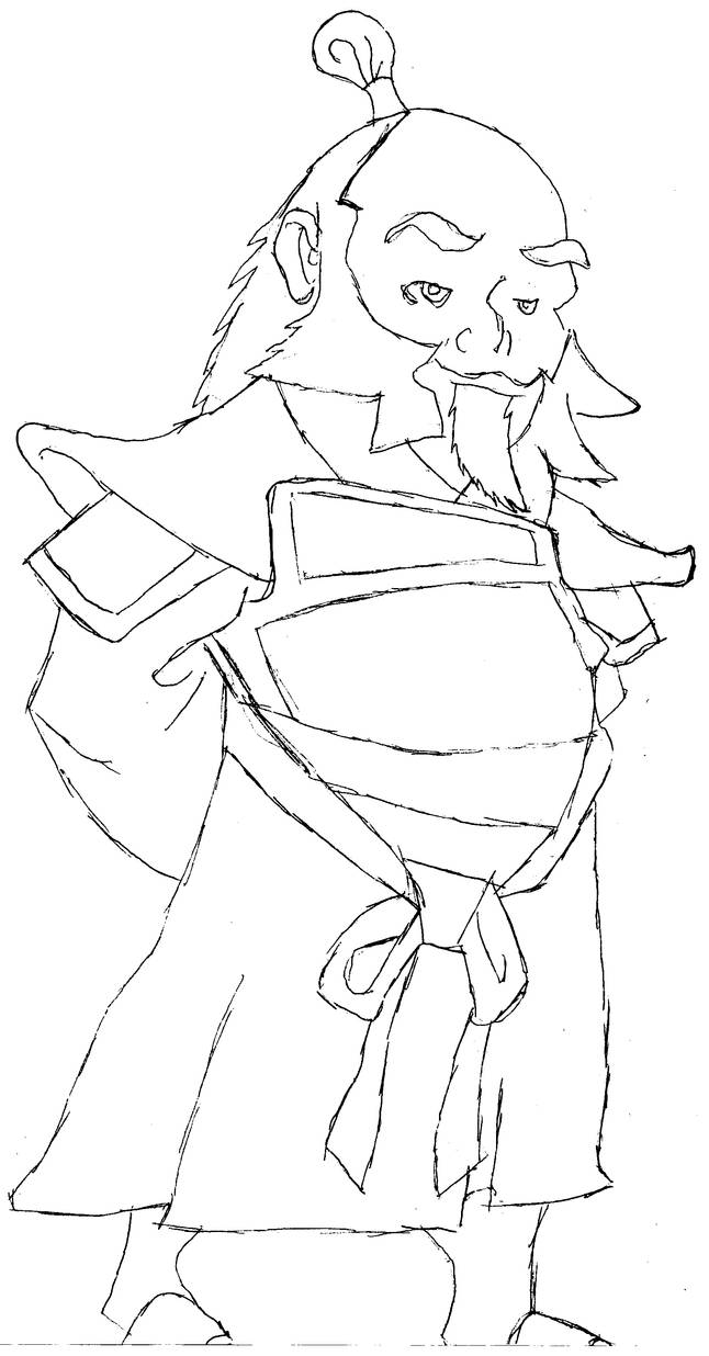 Hand Drawn General Iroh by undeadorcjerk on DeviantArt