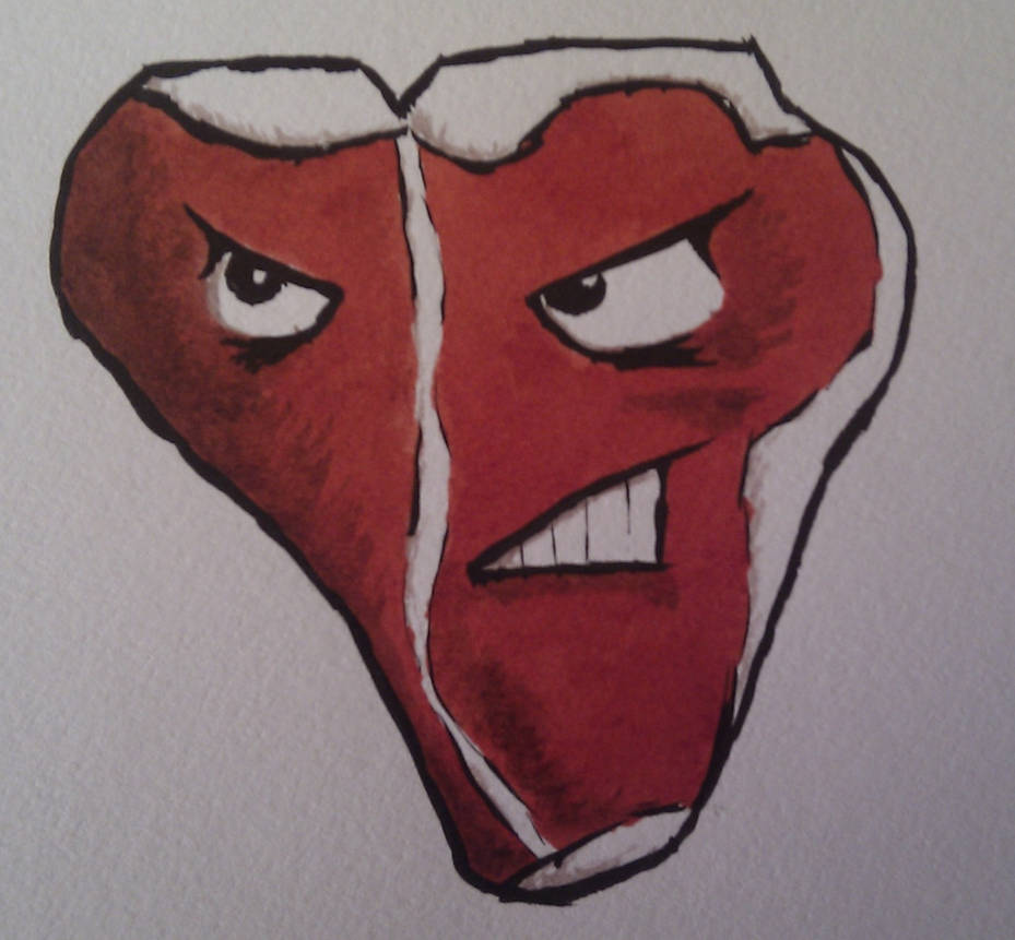 Angry Steak by crazygibbon on DeviantArt Angry Steak by crazygibbon on DeviantArt