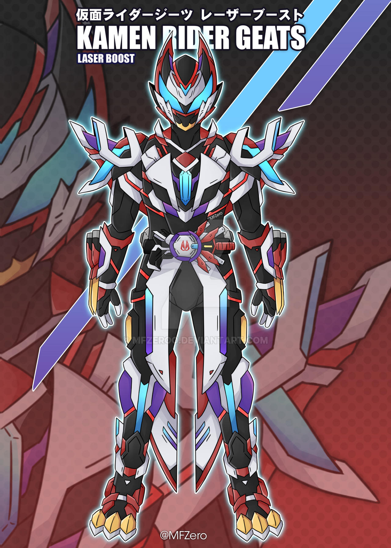 Kamen rider Laser Boost amplified fanart by MFZeroo on DeviantArt Kamen rider Laser Boost amplified fanart by MFZeroo on DeviantArt