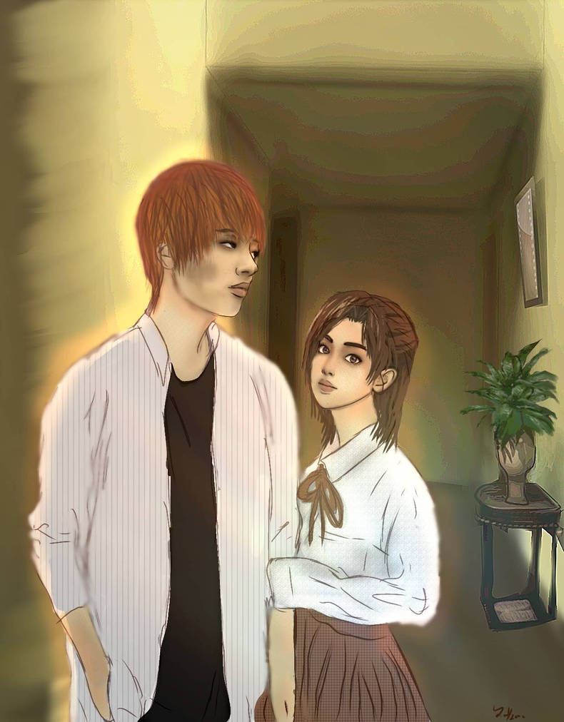 Death Note Light And Sayu Fanart 2 By Millenniumsartefakte On Deviantart