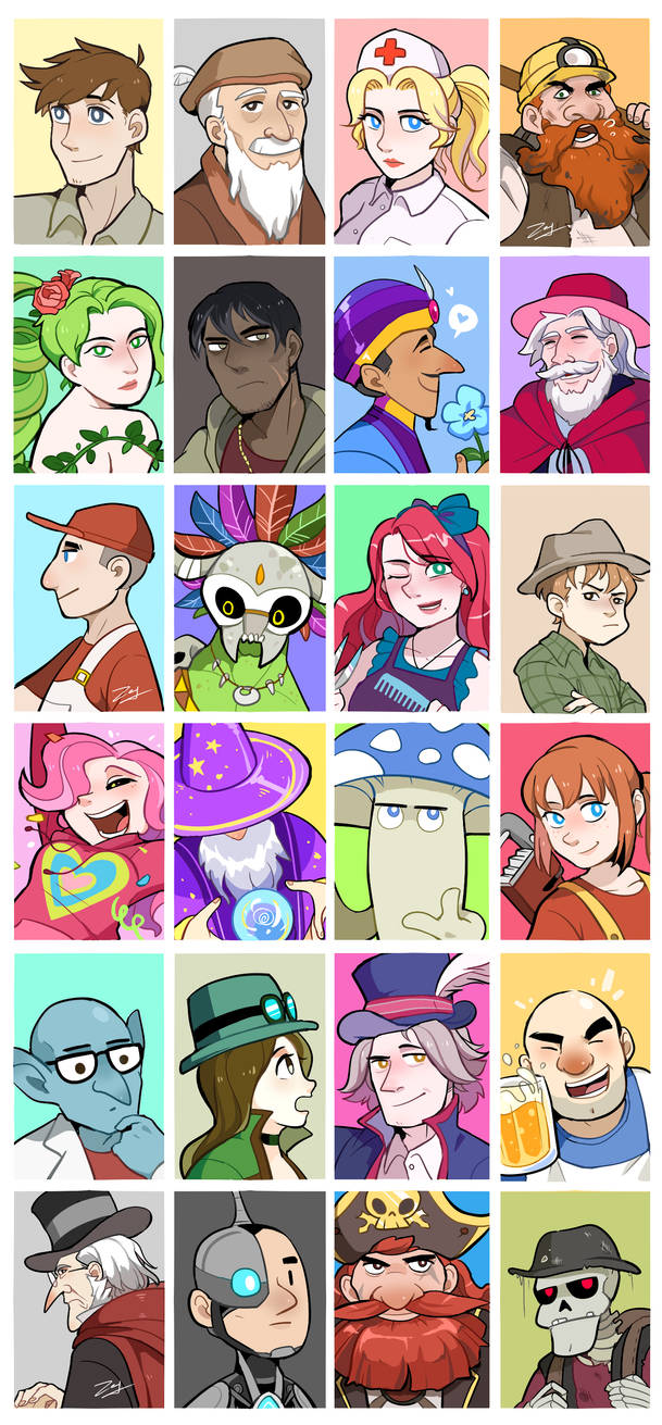 Terraria Npcs By Zephov On Deviantart