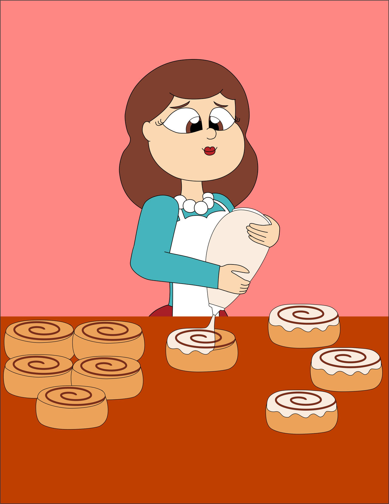 Liane Cartman Glazed Cinnamon Rolls By Taylornighttoons On Deviantart
