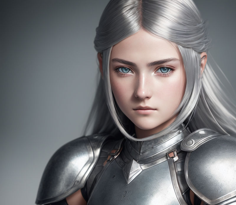 The Silver Knight Girl By Exioneo7 On Deviantart