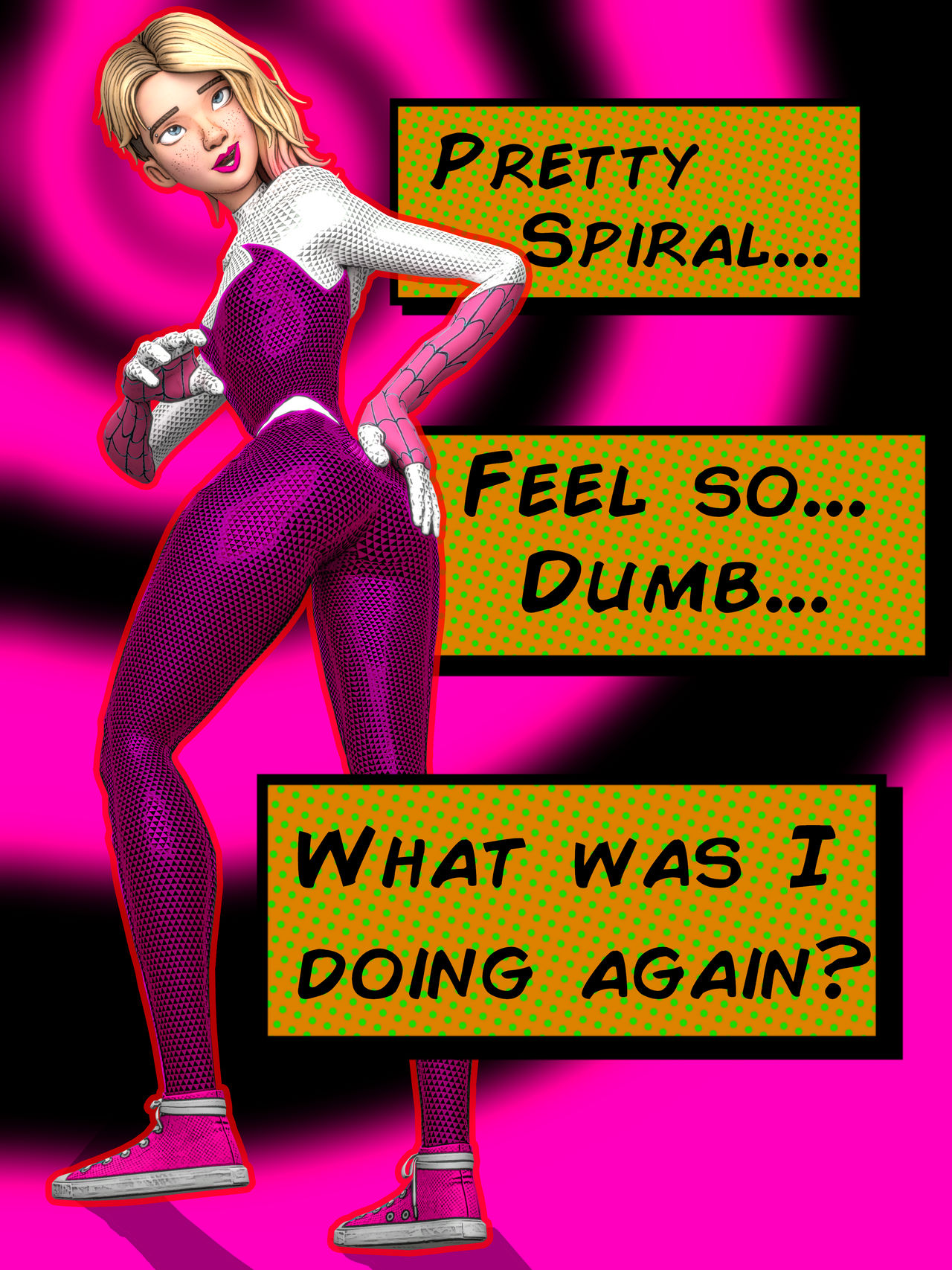 Spider Gwen Braindrain By Saltygauntlet On Deviantart