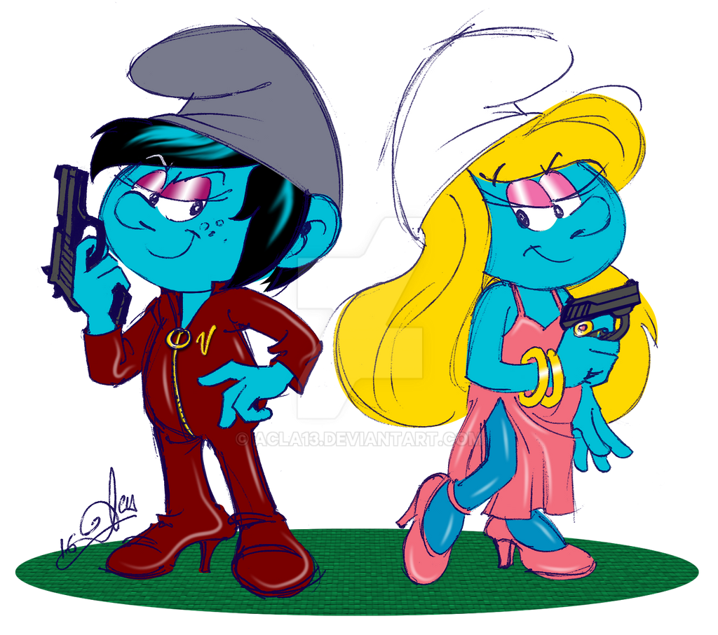 Bond Girl Smurfettes By Acla13 On Deviantart