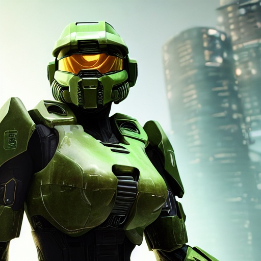 Ai Generated Female Master Chief By Pokedude859 On Deviantart