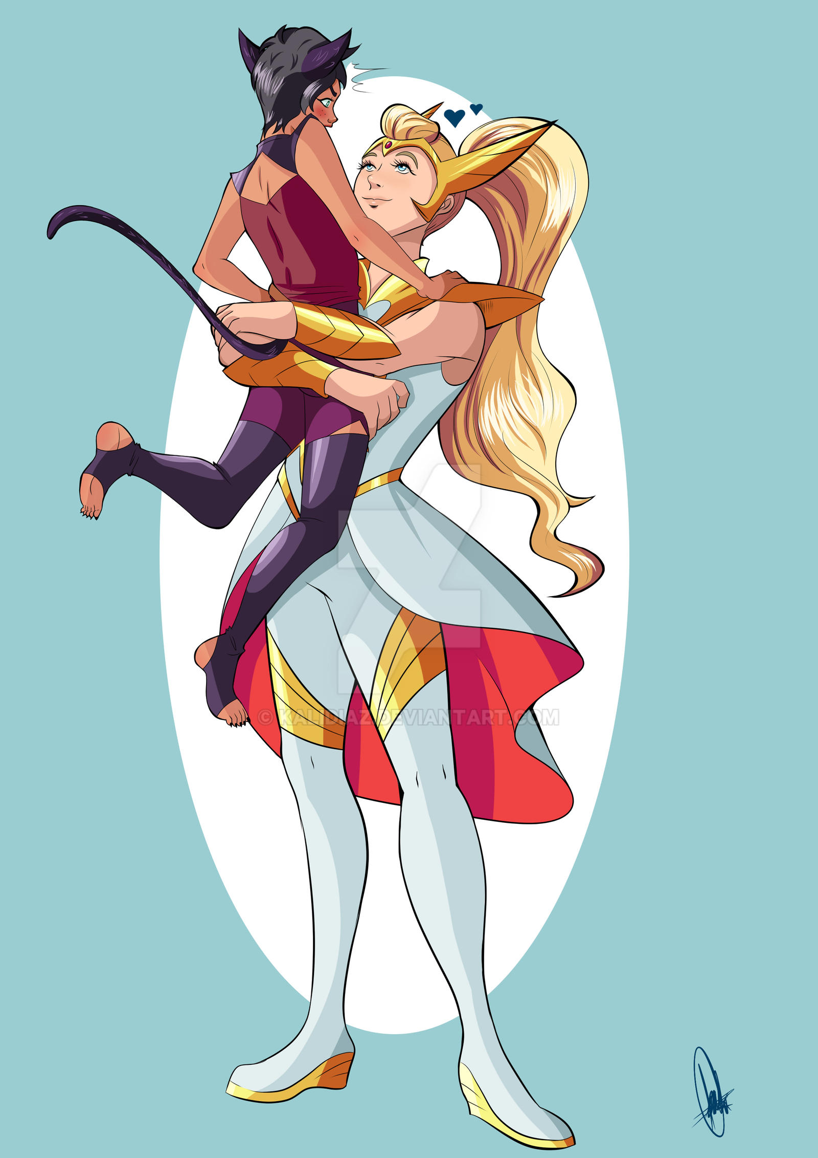 Adora X Catra By Kalidiaz On Deviantart