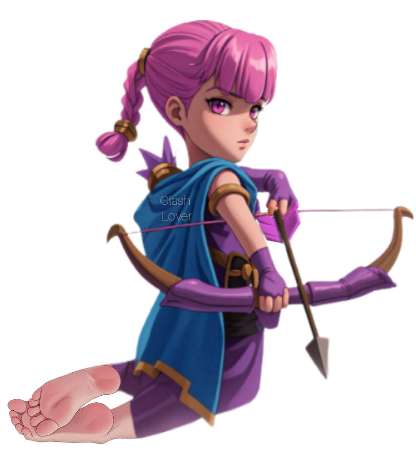 Evo Archer Feet From Clash Royale By Clashlover On Deviantart