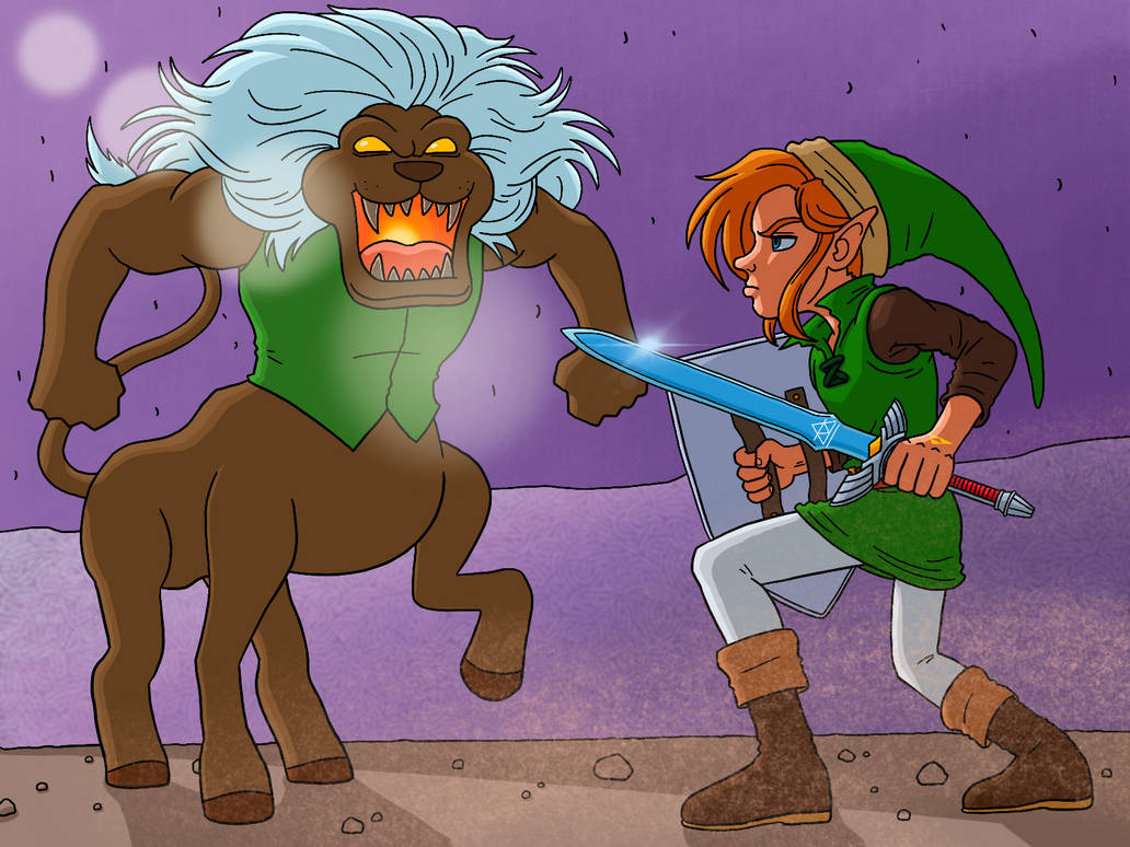 Link And Lynel By Cesar Hernandez On Deviantart