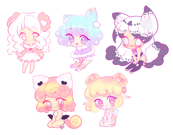 {closed} Chibi Adopt Set By Kotonyan On Deviantart