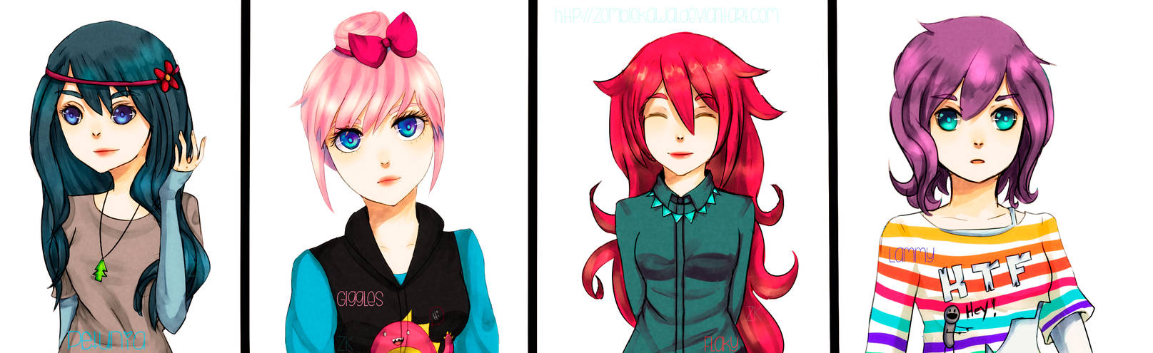 Htf Girls By Zombiekawai On Deviantart