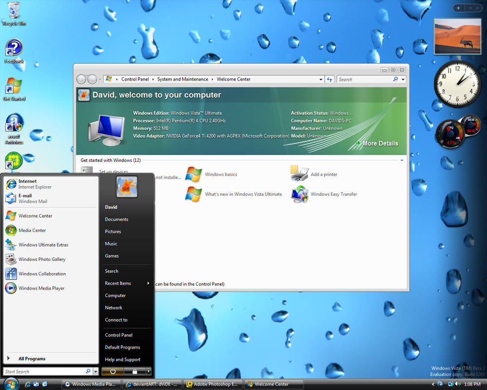 Windows Vista Ultimate by dViDE on DeviantArt