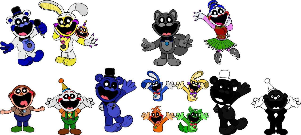 SNAW Animatronics as Smiling Critters (part 1) by WinterFreddy85 on ... SNAW Animatronics as Smiling Critters (part 1) by WinterFreddy85 on ...
