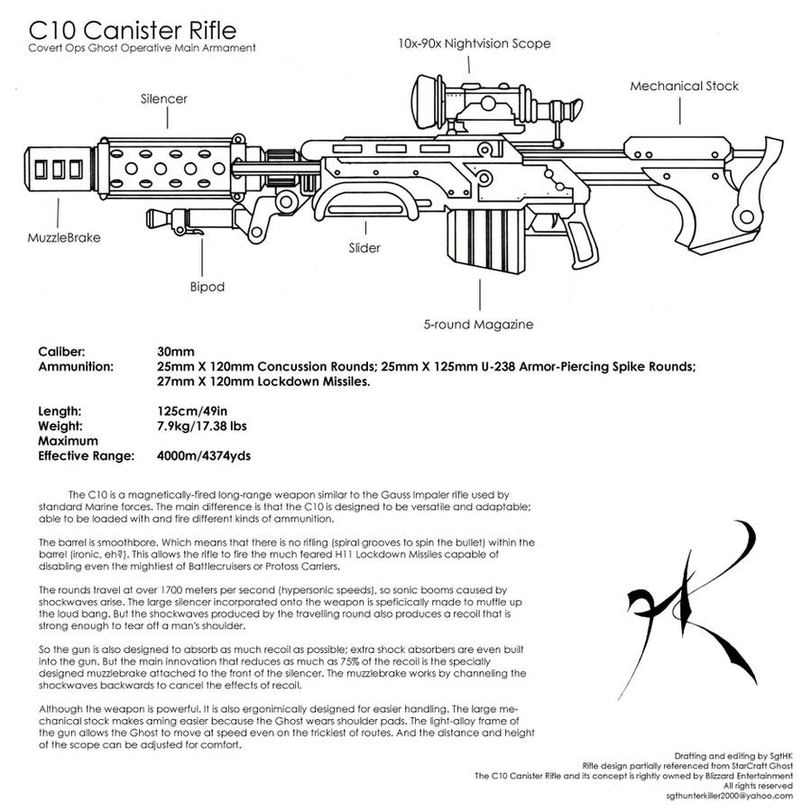 C10 Canister Rifle Draft by SgtHK on DeviantArt