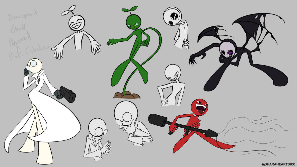 Stick Figure Oc Concept Sketches By Sharaheart On Deviantart
